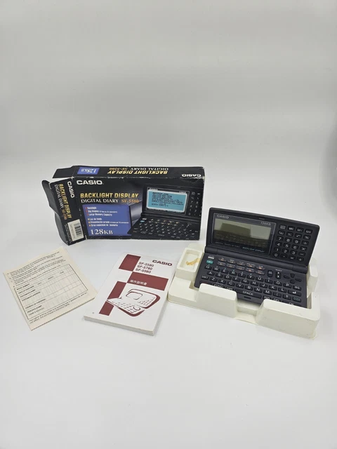 CASIO VINTAGE DIGITAL Digital Diary Type SF - 5580 128KB £45.83 ...