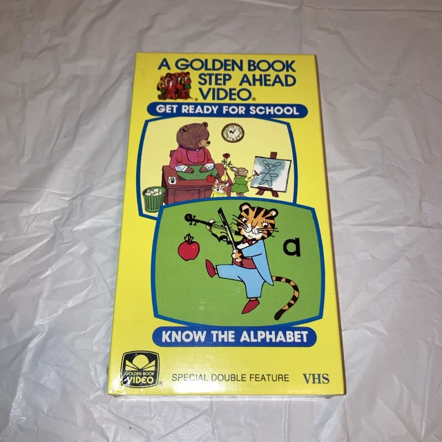 A GOLDEN BOOK Step Ahead Video Get Ready for School / Know the Alphabet ...