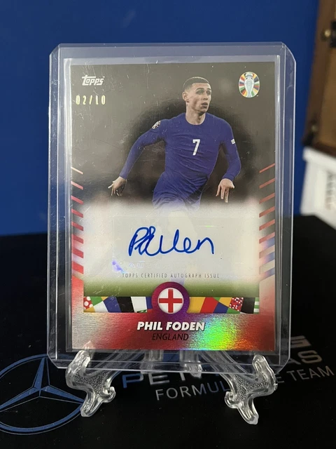 TOPPS EURO 2024 Platinum Set Soccer Phil Foden Red /10 RARE City ...