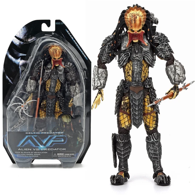 NECA CELTIC PREDATOR Avp Alien Vs Predator Series 14 Action Figure 7 ...
