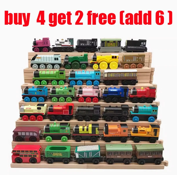 UK WOODEN TRAINS Track Tank Engines & Tender for Thomas& Friends BRIO ...