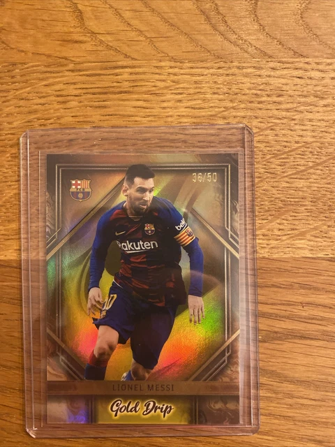 LIONEL MESSI GOLD Drip /50 Fc Barcelona Team Set Topps GD-4 EUR 299,00 ...