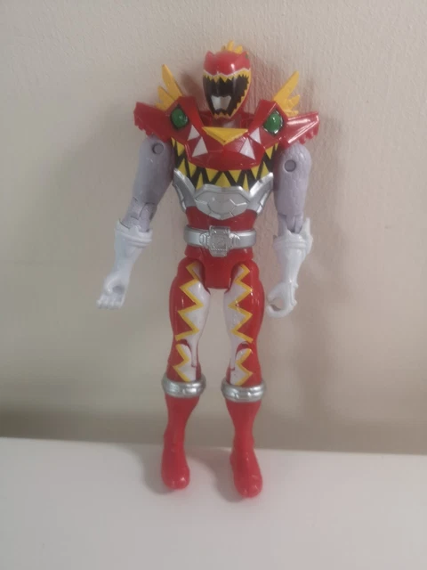POWER RANGERS DINO Charge Battle Red Ranger Figure T-Rex 5.5" £6.25 ...