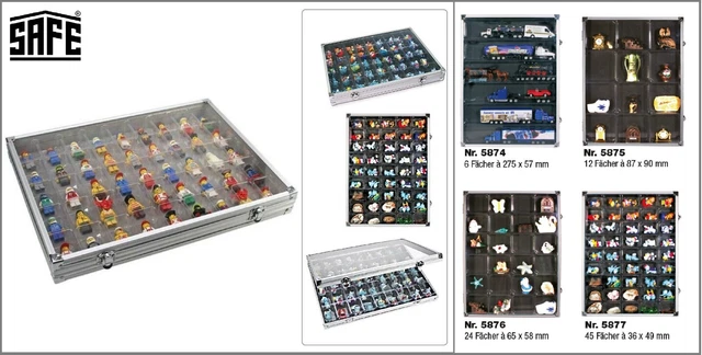 LEGO-FIGUREN-ALU-VITRINEN-SETZKASTEN-45-FÄCHER-36X49X43MM-SAFE-5877 ...