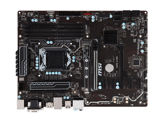 MSI H270-A PRO Socket H4/1151 DDR4 Intel H270 USB3.1 VGA DVI ATX ...