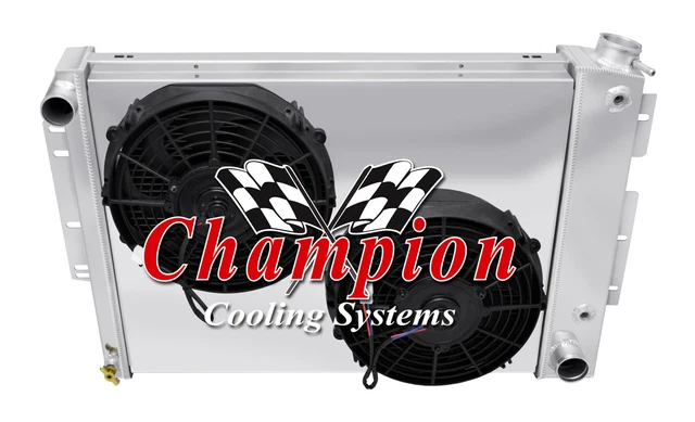ATOM 3 ROW Radiator,10" Fans,Shroud-1967-1969 Chevrolet Camaro Big ...