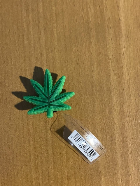 New, 4/20 Weed Leaf Charm For Crocs; Symbolic Statement, 41% OFF