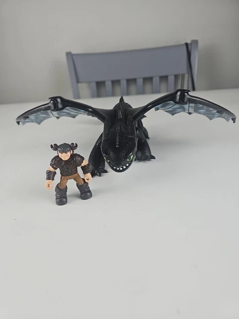 TOOTHLESS LIGHT UP How To Train Your Dragon, Dreamworks, Figure, £18.00 ...