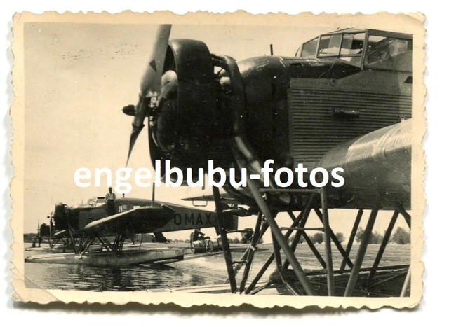 FOTO - FLUGZEUG - Junkers "Ju W34" zu Wasser - Seeflieger - Kamenz 1943 ...