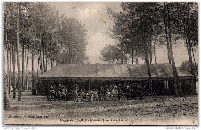 33 SOUGES - la cantine du camp militaire EUR 5,00 - PicClick FR