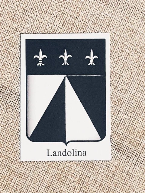 LANDOLINA FAMIGLIA NOBILE Stemma Annuario della nobiltà e Giornale ...