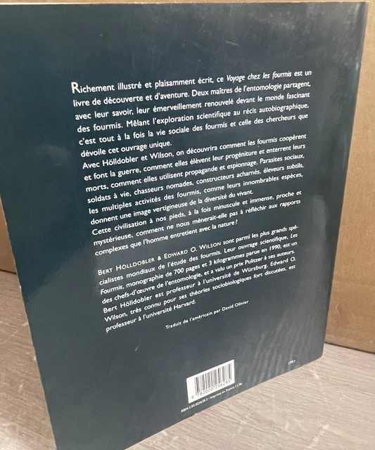 VOYAGE CHEZ LES Fourmis. Une exploration scientifique. Holldobler ...