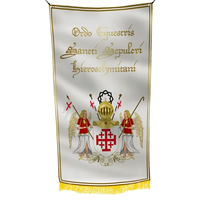 ORDER OF THE HOLY SEPULCHRE OF JERUSALEM CROSS 3x5 Feet Flag Banner ...