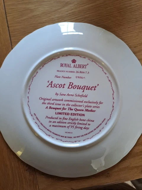 ROYAL ALBERT ASCOT bouquet by Sara Anne Schofield bone china decorative ...