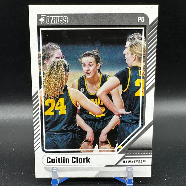 CAITLIN CLARK 2024 Caitlin Clark Collection #2 Donruss Iowa Hawkeyes ...