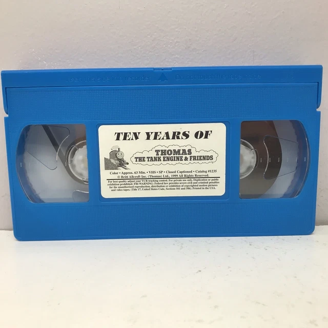 THOMAS TANK ENGINE Best 10 Year VHS Video Tape Only BUY 2 GET 1 FREE ...