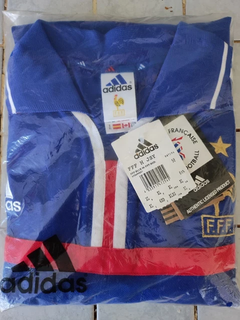 FOOTBALL MAILLOT DE foot vintage Coupe Du Monde 1998 France Une Étoile neuf EUR 120,00 - PicClick FR