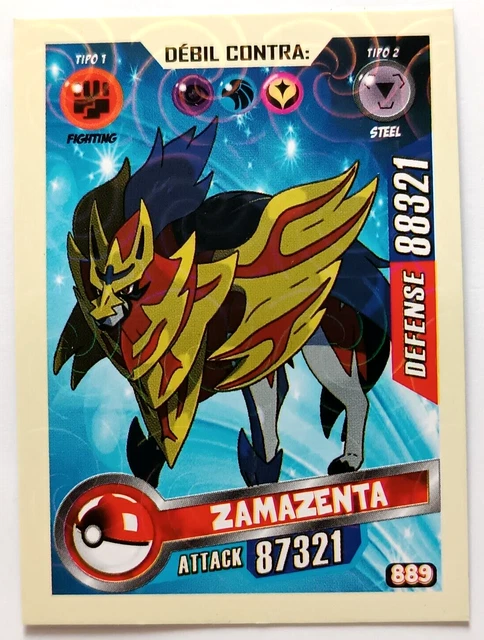 CARD POKEMON EX #229 ZAMAZENTA 2023 Galar PERU South America Edition ...