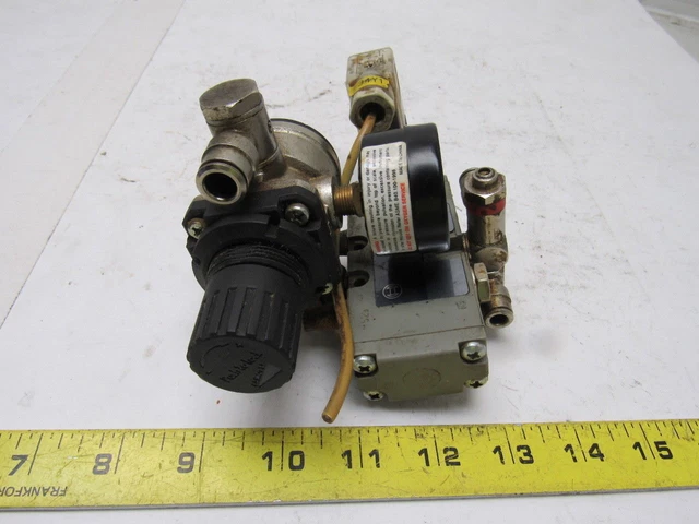 BOSCH 0 820 022 990 Pneumatic Solenoid Valve W/Regulator £17.94 ...