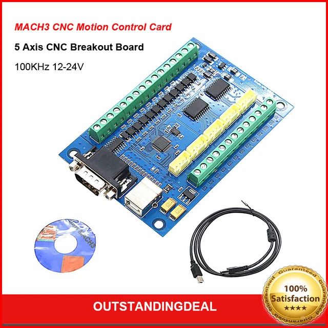 MACH3 CNC MOTION Control Card 5 Axis CNC Breakout Board for CNC ...