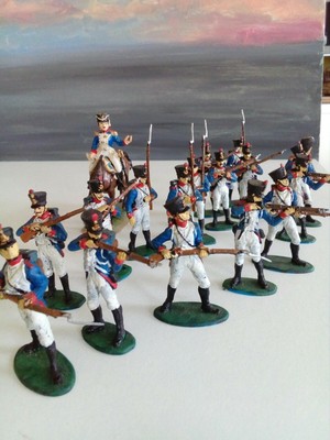 AIRFIX TYPE PLASTIC 1/32 Toy Soldiers French Napoleonic painted. £12.00 ...