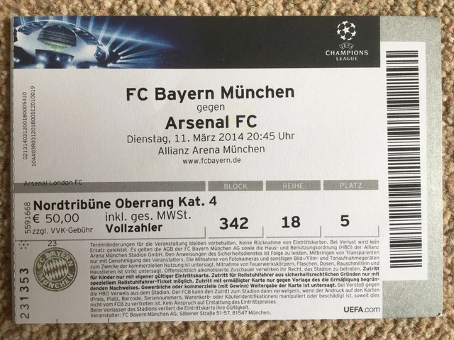 Billet Pour Match Bayern Munich