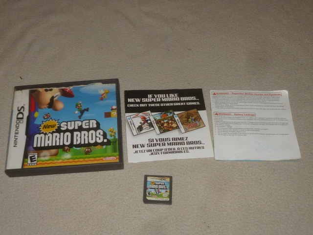 NINTENDO DS GAME Super Mario Bros Brothers W Case Brothers £22.27 ...