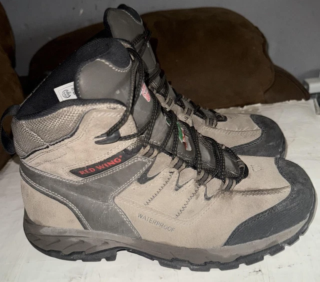 RED WING BOOTS Mens Size 8 Brown Xplorer 3561 Waterproof Safety Toe ...