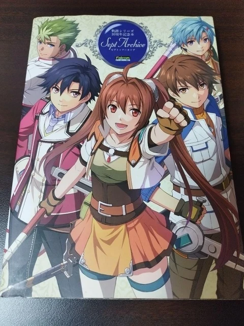 RARE FALCOM TRAILS Series 10th Anniversary Sept Archive Art Book Japan ...