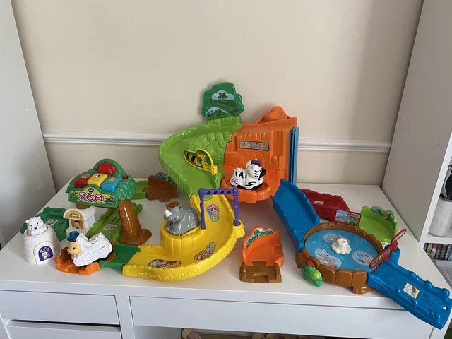 VTECH GO GO Smart Animals Zoo Playset With Tracks Inc 3 Zoo Animals ...