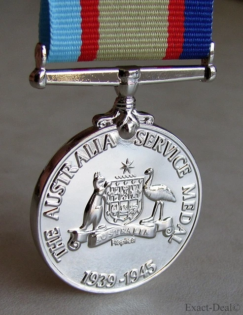 ASM AUSTRALIAN SERVICE Medal 1939 - 1945 World War Two WWII $17.52 ...