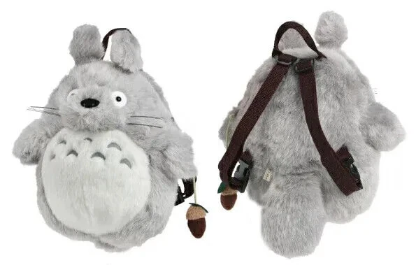 STUDIO GHIBLI MY Neighbor Totoro Large Totoro Plush Backpack S Gray ...