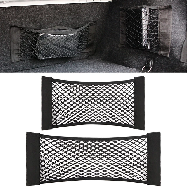 2PCS FOR JAGUAR Rear Boot Cargo Luggage Net Storage Organizer Mesh £11.99 - PicClick UK
