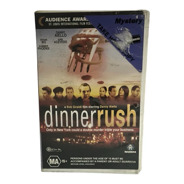 RARE VHS VIDEO Tape DINNER RUSH Big Box Ex-Rental **Tested** GC $16.00 ...