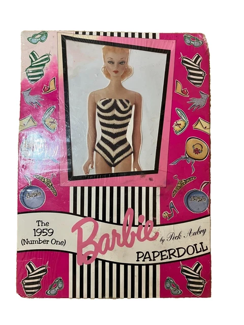 VTG BARBIE PAPER Doll Set The 1959 ( Number One ) In Unopened Package ...