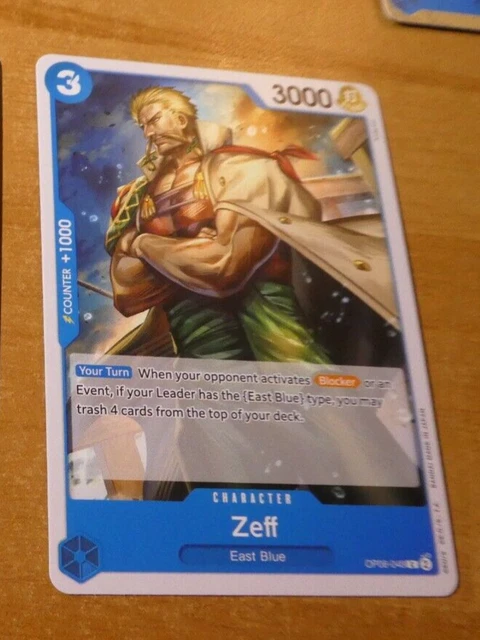 ONE PIECE WINGS Of Captain English Card Game Carte Zeff Op06-048 En ...