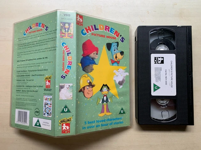 CHILDREN'S PICTURE HOUSE - Fireman Sam, Barney, Count Dracula - Vhs ...