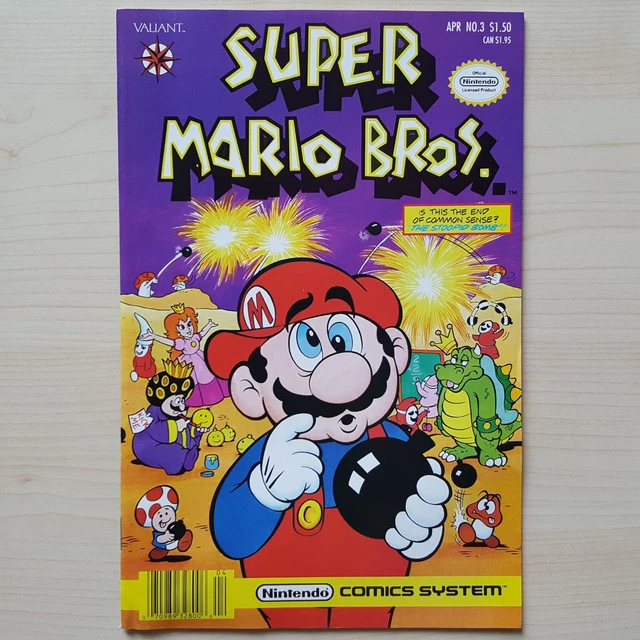 SUPER MARIO BROS. Comic Nintendo Comic System APR No. 3 VALIANT ...