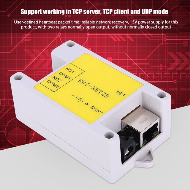 MODULE RELAIS RÉSEAU IP ABS + construction métallique connectivité ...