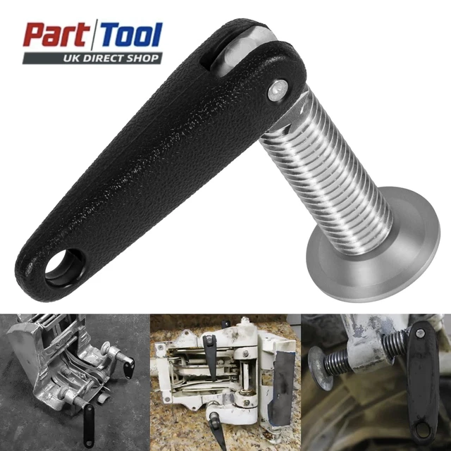 433675 OUTBOARD MOTOR Transom Clamp Screw & Handle Assembly for Johnson ...