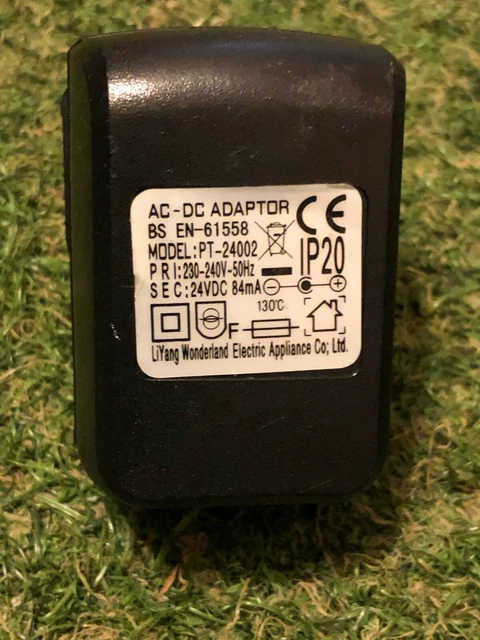 LIYANG WONDERLAND ELECTRIC 24V DC 84mA POWER SUPPLY ADAPTER TRANSFORMER PT-24002 EUR 17,18 ...