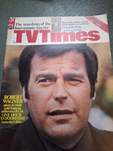 VINTAGE TV TIMES Magazine 17-23 SEPTEMBER 1977 Robert Wagner Alan ...
