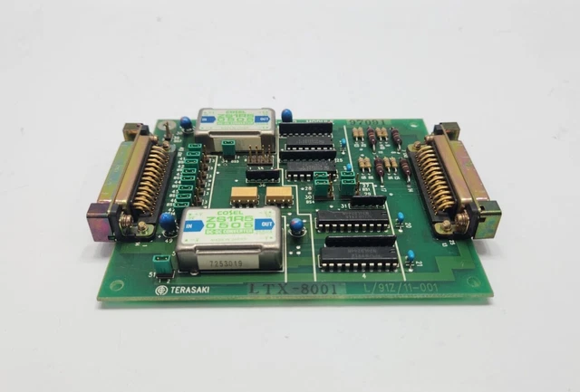 TERASAKI LTX-8001 TTL/RS-422 Module Pcb Card L/91Z/11-001 EUR 355,82 ...