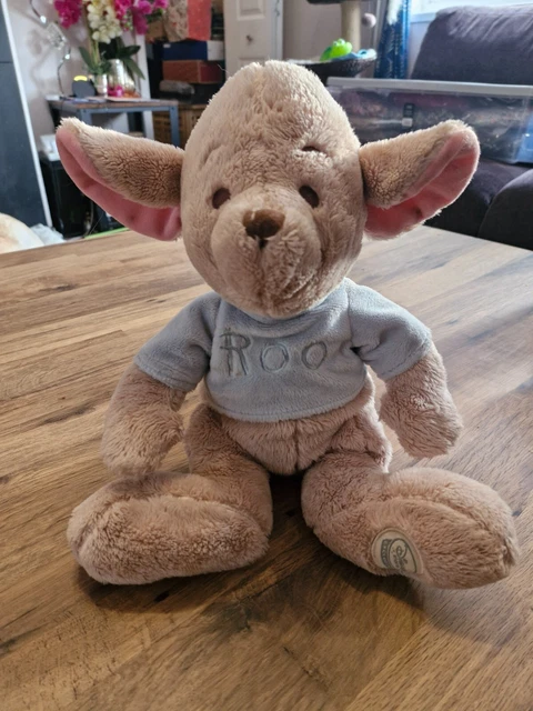 DISNEY STORE ROO From Winnie The Pooh Soft Toy plush blue jumper £20.00 ...