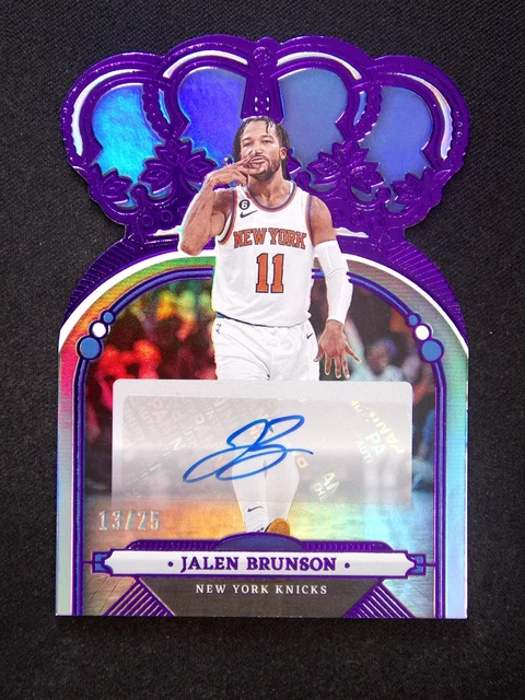 2022-23 PANINI CROWN Royale Autographs Jalen Brunson #CA-JBR Auto ...