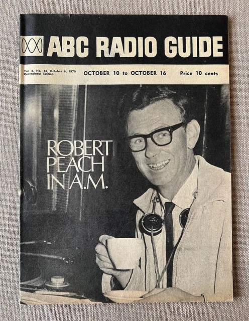VINTAGE RADIO - rare collectable ABC Radio Guide Vol 8 No 13 - 6 Oct ...