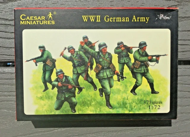 CAESAR MINIATURES 1/72 Ww Ii German Army Soldiers 38+ Fig Toy Soldiers ...