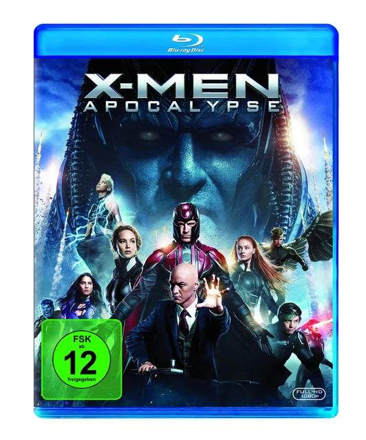 X-MEN APOCALYPSE (BLU-RAY) Sophie Turner Jennifer Lawrence Bryan Singer ...
