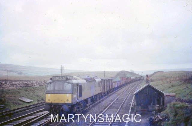 WB-171 ORIGINAL 35MM BR Steam railway slide D5254 @ Ais Gill on DN ...