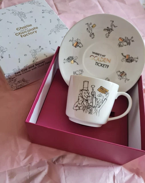 ROALD DAHL MATILDA Phizz-Whizzing Tea Cup And Saucer Fine China Mug Set ...